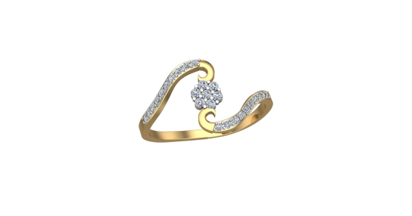 Collins Diamond Ring Online Jewellery Shopping India | Dishis Designer ...