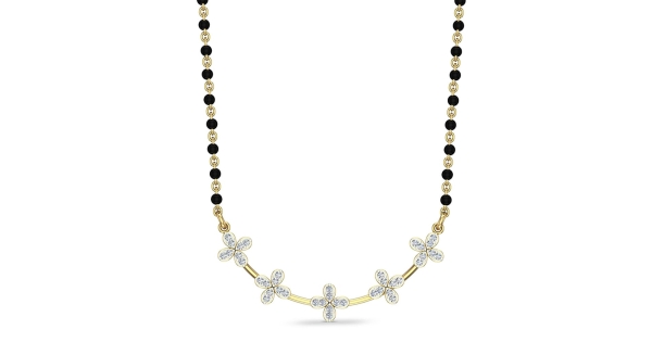 Memphis Diamond Mangalsutra Online Jewellery Shopping India | Dishis ...
