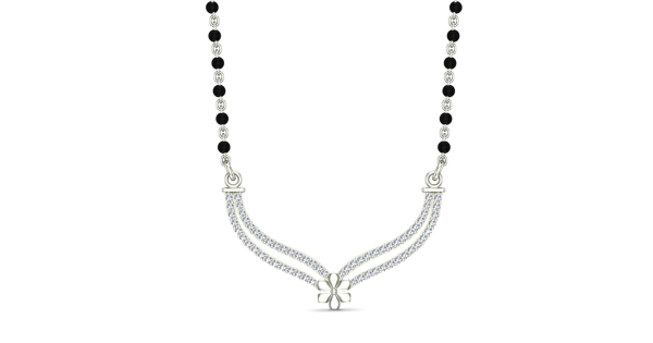Graceful Bonnie Diamond Mangalsutra: A fusion of tradition and luxury ...