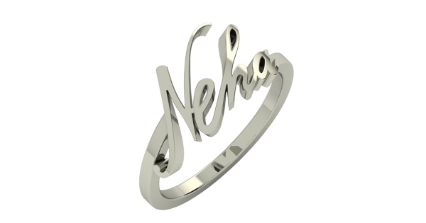 Neha name Gold Ring Online Jewellery Shopping India | Dishis Designer ...