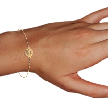 Buy Gold bracelets for women | Gold bracelets designs | Dishis Jewels