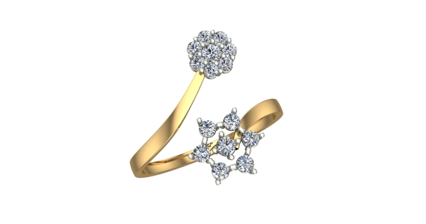 Emery Diamond Ring Online Jewellery Shopping India | Dishis Designer ...